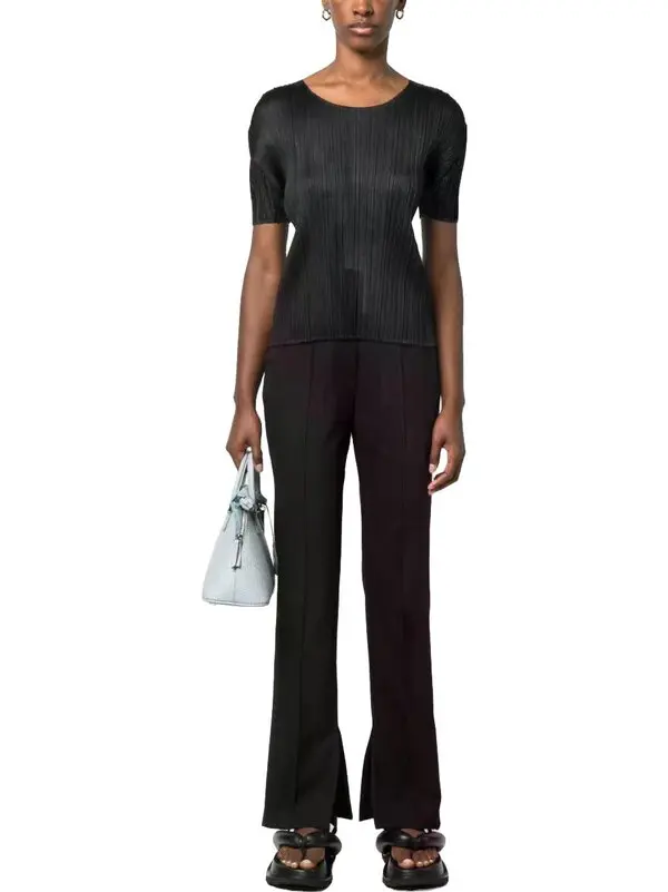 Issey Miyake Plissé T-shirt - Black