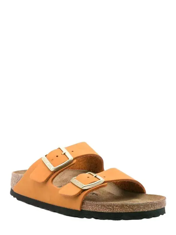 BIRKENSTOCK Arizona Suede Slides - Orange