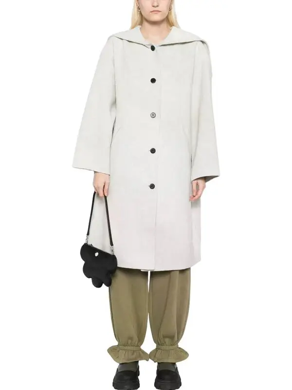 TOUT A COUP Layered Trench Coat - Grey