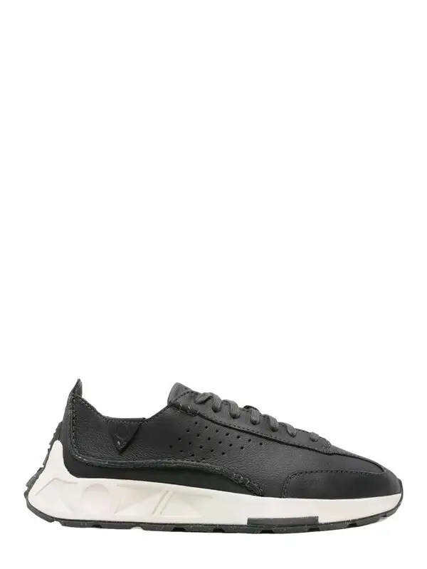 Clarks Craft Speed Leather Sneakers - Grey