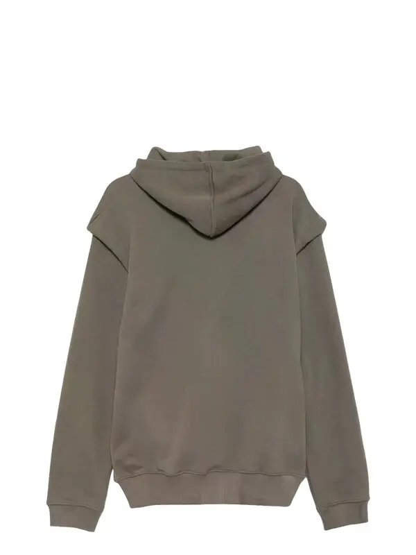 HELIOT EMIL Logo Print Hoodie - Neutrals