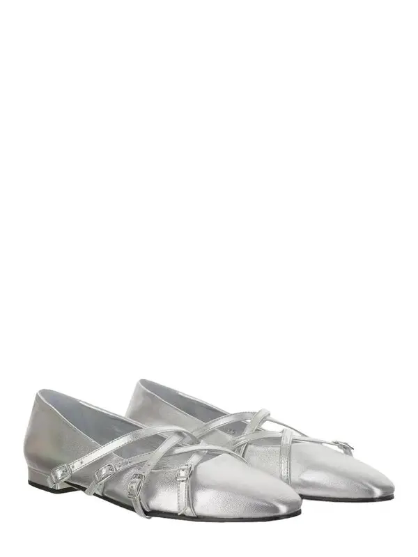 CAREL Tone Ballerina Shoes - Silver