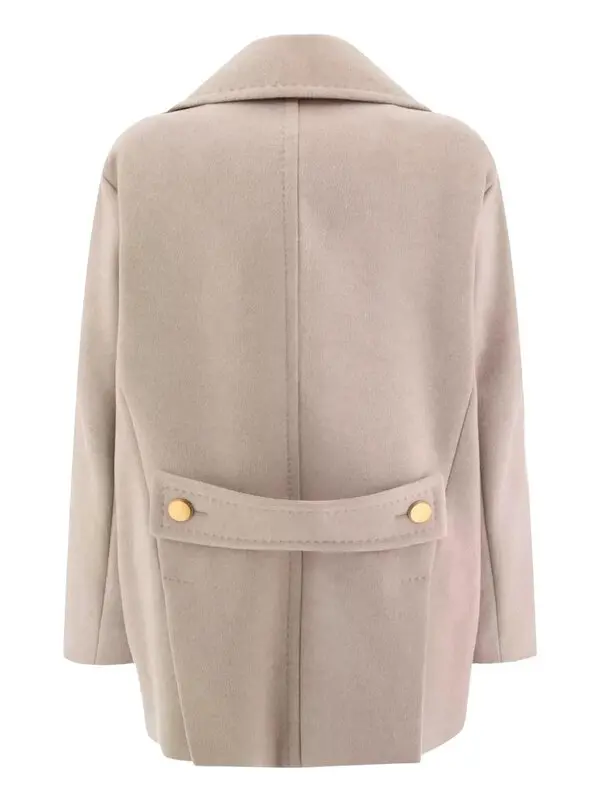 Max Mara Cashmere Double-breasted Coat - Neutrals