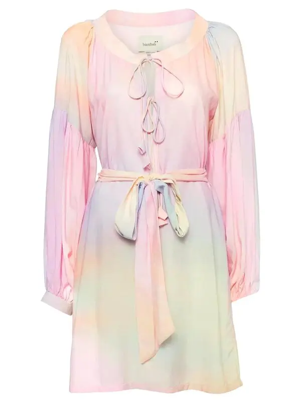 BAMBAH Olympia Tie-dye Dress - Pink