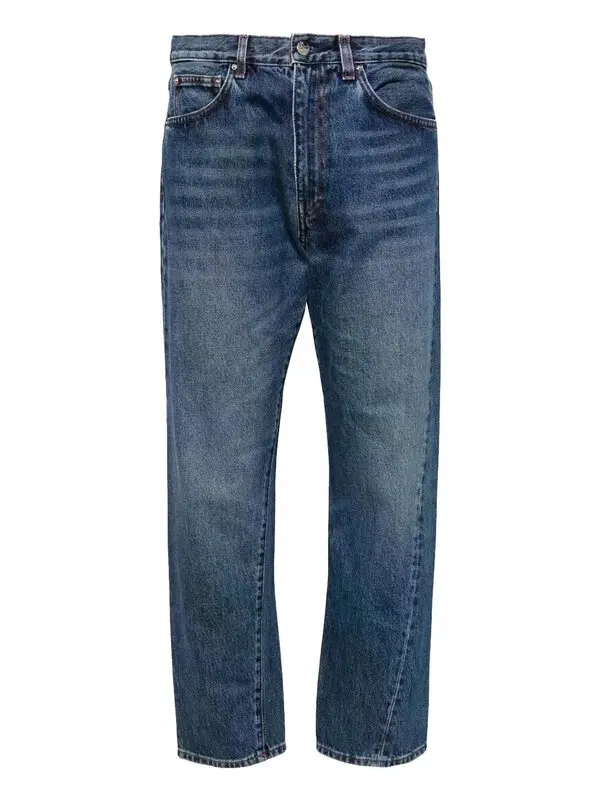 TOTEME Twisted Seam Straight-leg Jeans - Blue