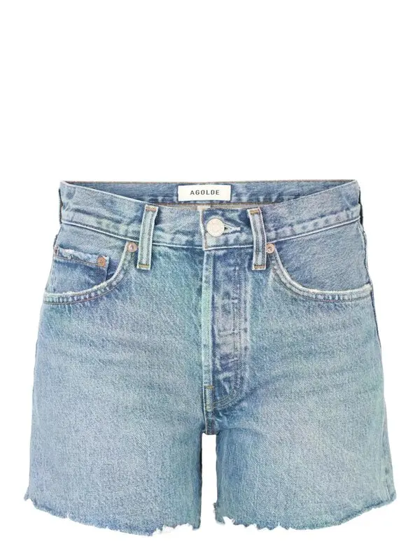 AGOLDE Parker Denim Shorts - Blue