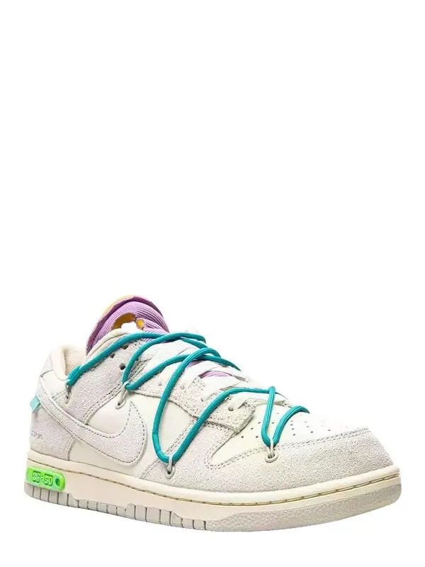 Nike X Off White Dunk Low Lot 36 Sneakers - Neutrals