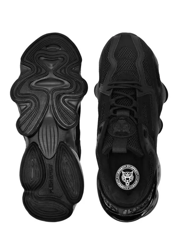 PLEIN SPORT Runner Ps Thunder Mix Sneakers - Black