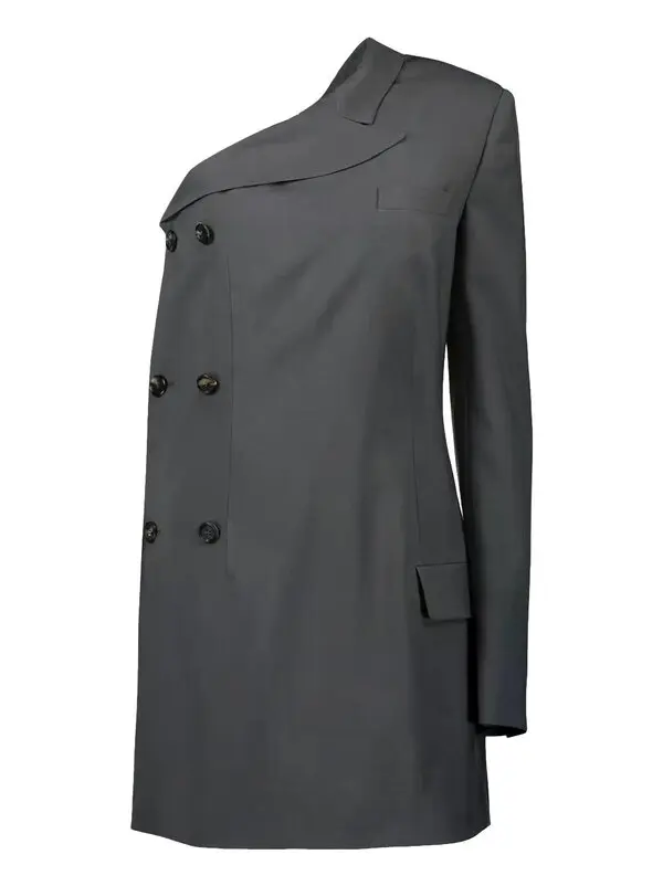 Moschino Asymmetric-sleeve Blazer - Grey