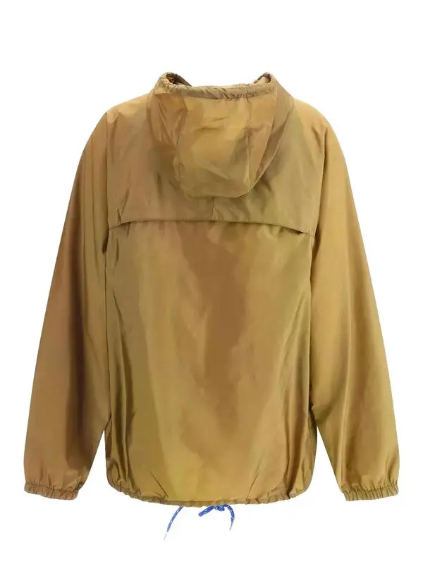 Prada Lightweight Jacket With Drawstring Hem - Brown