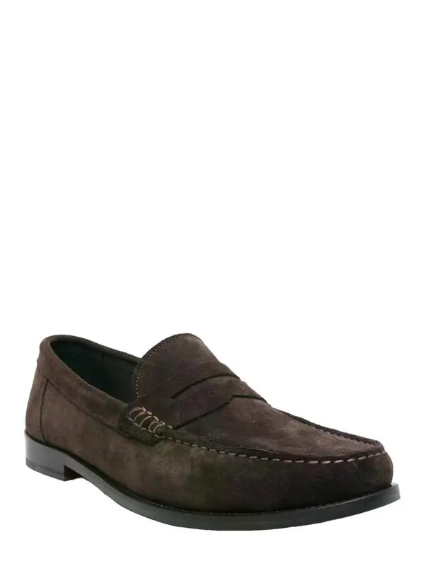 Corneliani Suede Loafers - Brown
