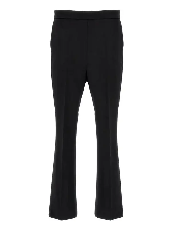 Max Mara Tailored Straight Leg Trousers - Black