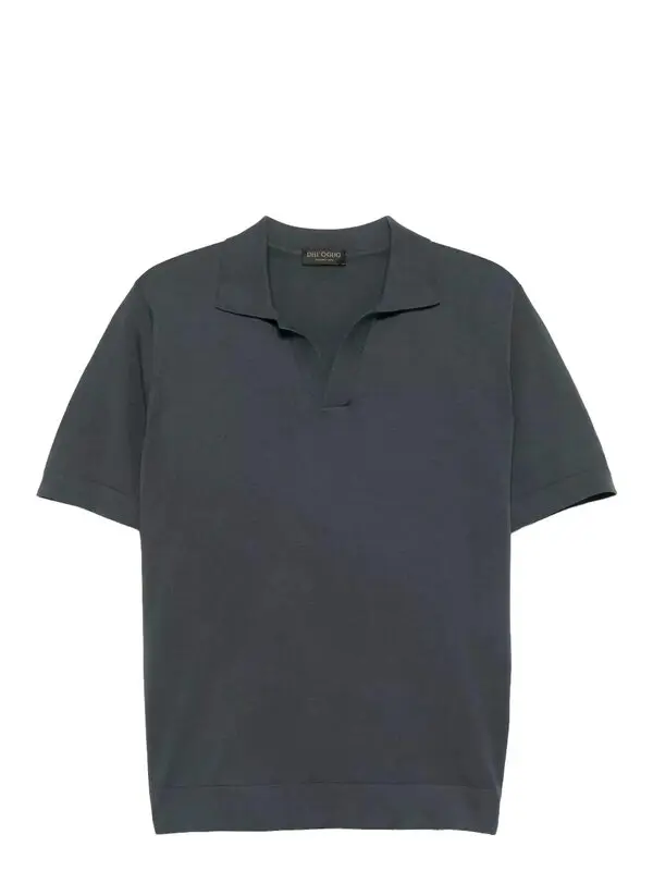 DELL'OGLIO Knitted Top - Grey