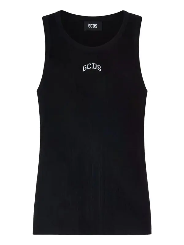 Gcds Logo Print Tank Top - Black