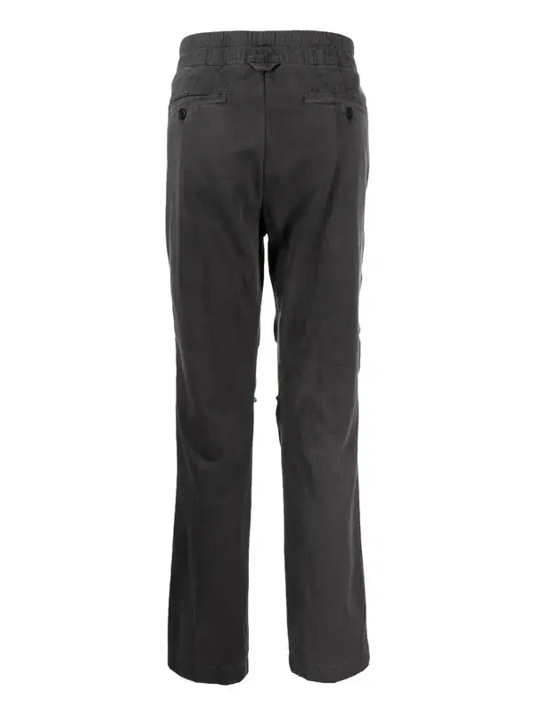 JAMES PERSE Drawstring Straight-leg Trousers - Grey