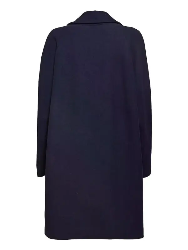 BAZAR DELUXE Virgin Wool Coat - Blue