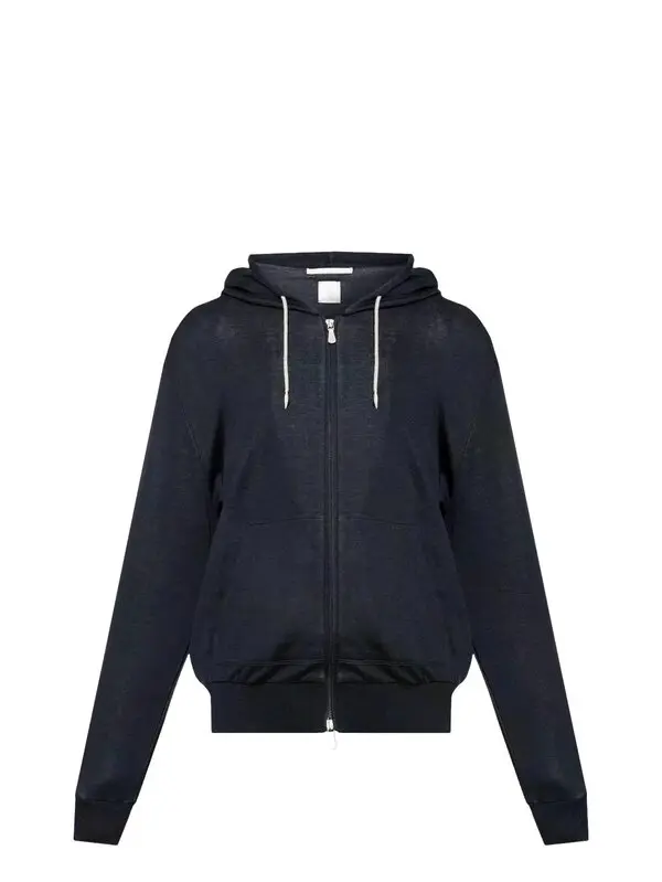 Eleventy Jersey Hoodie - Blue