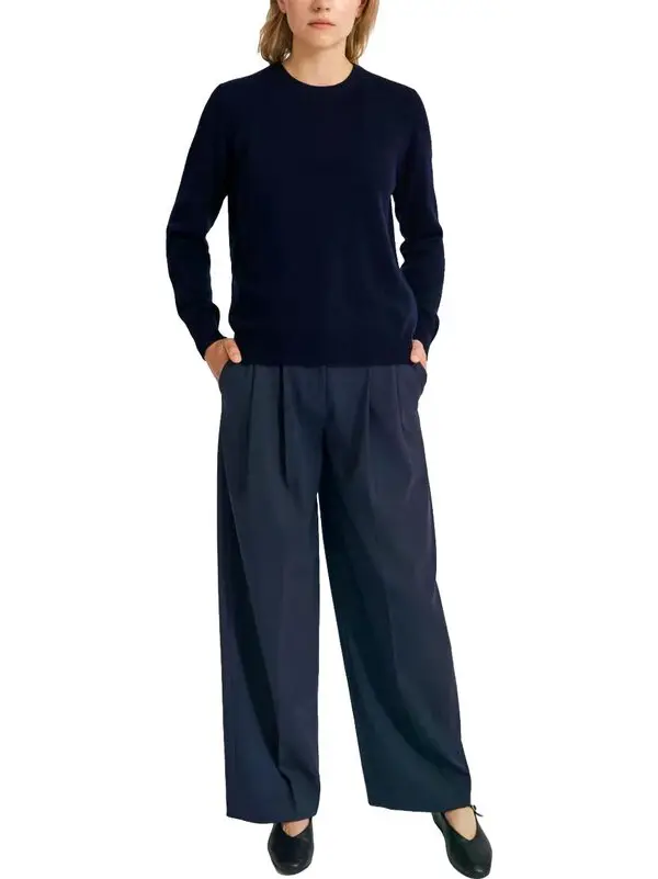 Pringle Of Scotland Cashmere Round Neck Sweater - Blue