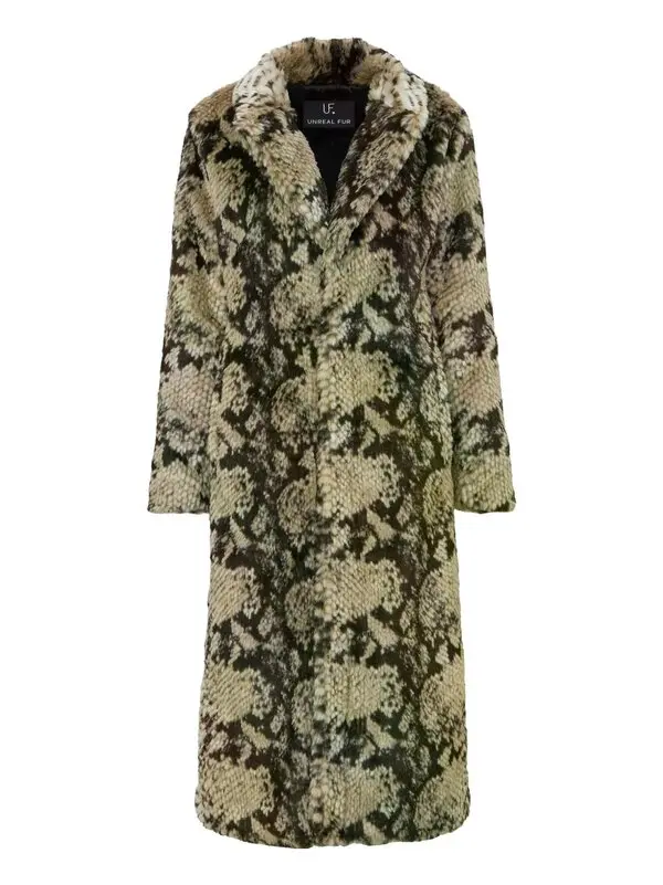 UNREAL FUR Madam Grace Coat - Neutrals