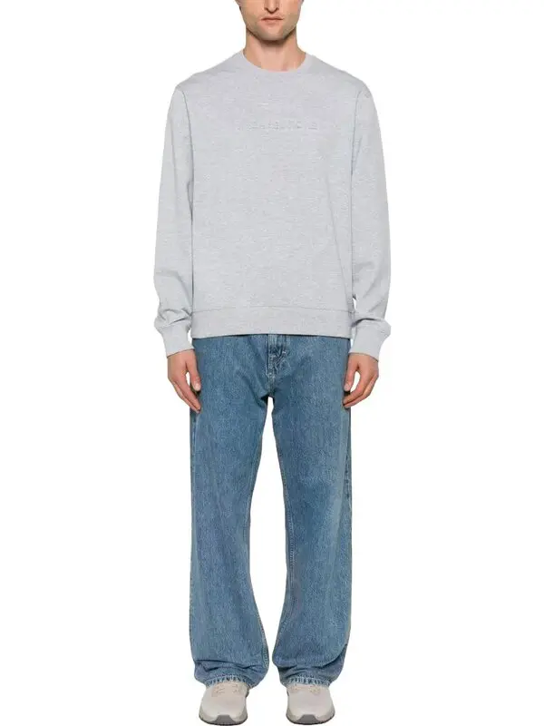 Michael Kors Logo-embossed Sweatshirt - Grey