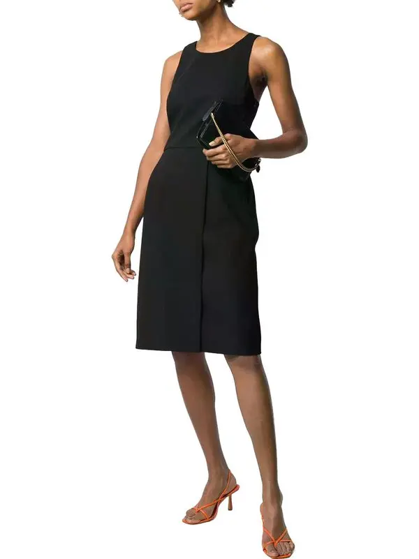 Givenchy Graphic Neck Dress - Black