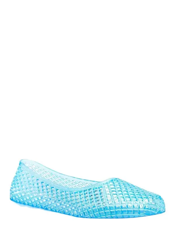 ANCIENT GREEK SANDALS Translucent Design Ballet Flats - Blue