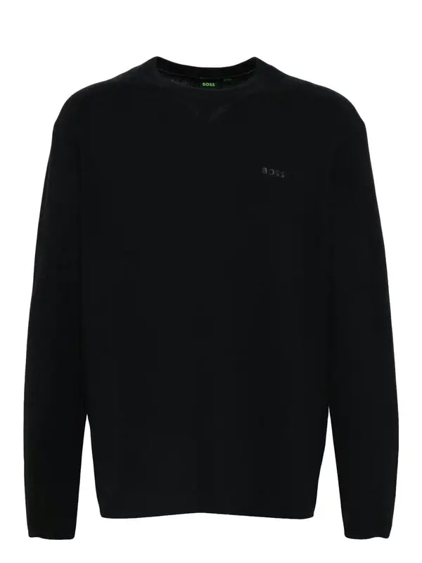 BOSS Logo Jumper - Black