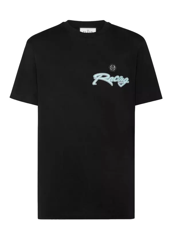 Philipp Plein Stripes Hexagon T-shirt - Black