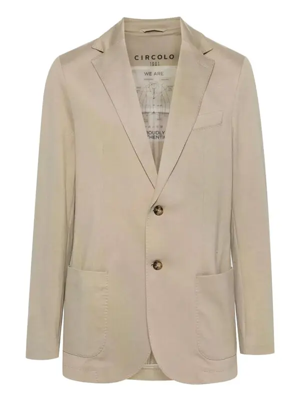 CIRCOLO 1901 Piqué-weave Blazer - Neutrals