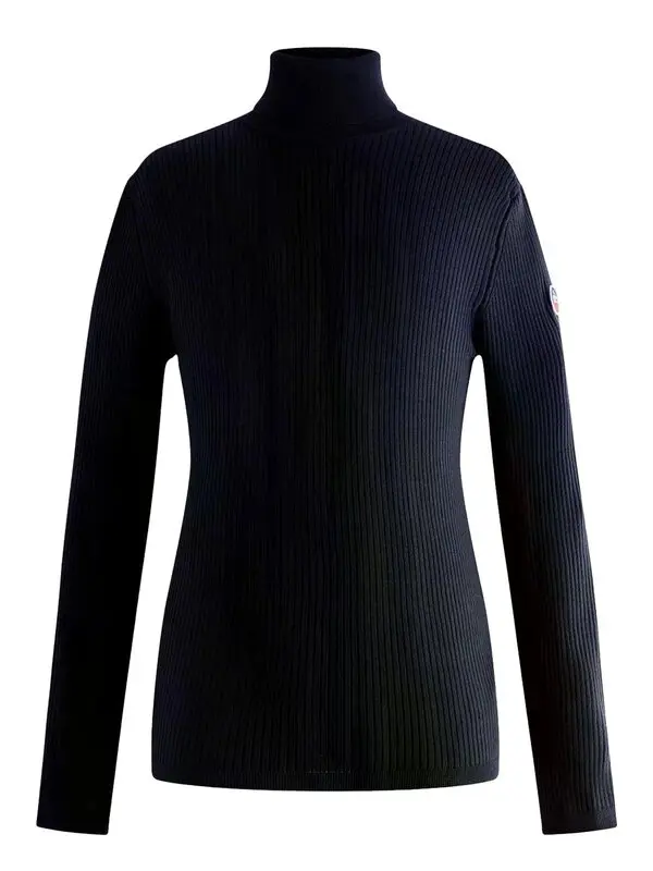 Fusalp Ceillac Ribbed Roll Neck Sweater - Blue