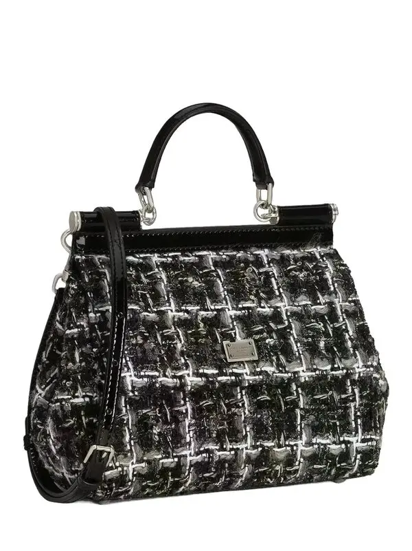 Dolce & Gabbana Medium Sicily Tote Bag - Black