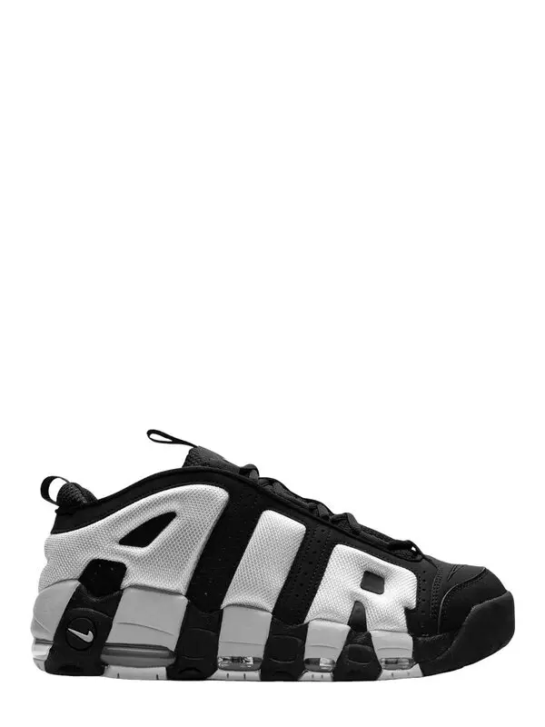 Nike Air More Uptempo Low Photon Dust Sneakers - Black
