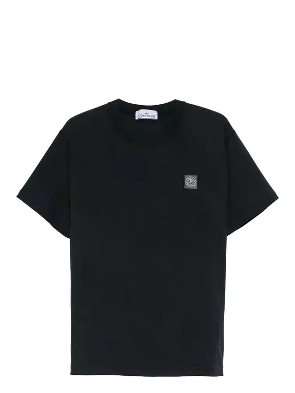 Stone Island Compass-motif T-shirt - Blue