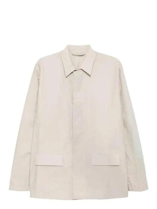RIER Cotton Shirt Jacket - Grey