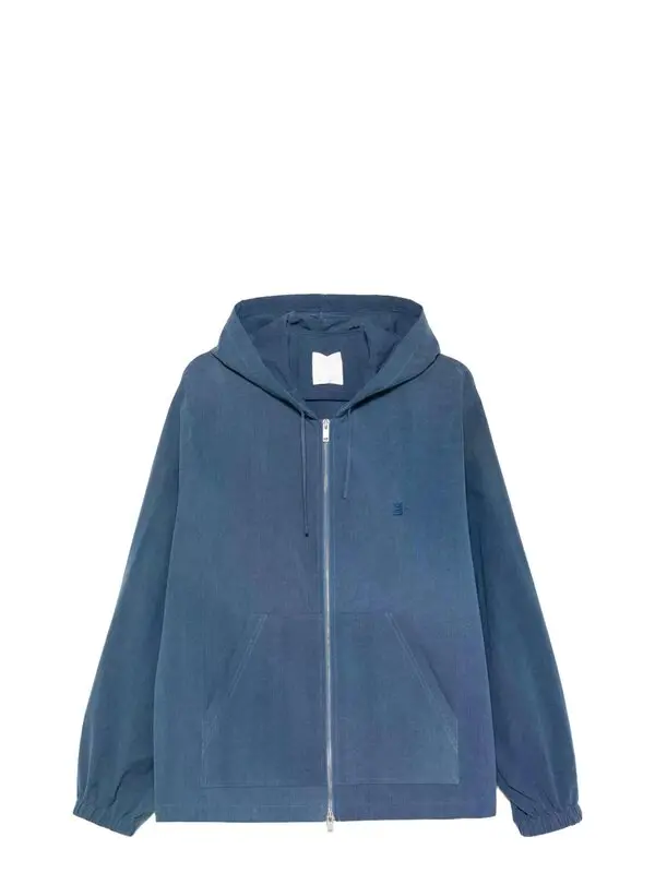 Givenchy 4g-motif Cotton Hoodie - Blue