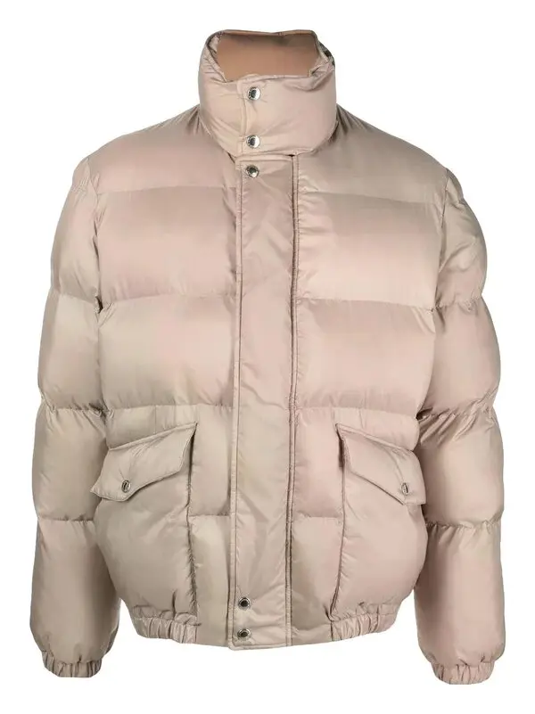 Alexander McQueen Graffiti Print Padded Jacket - Neutrals
