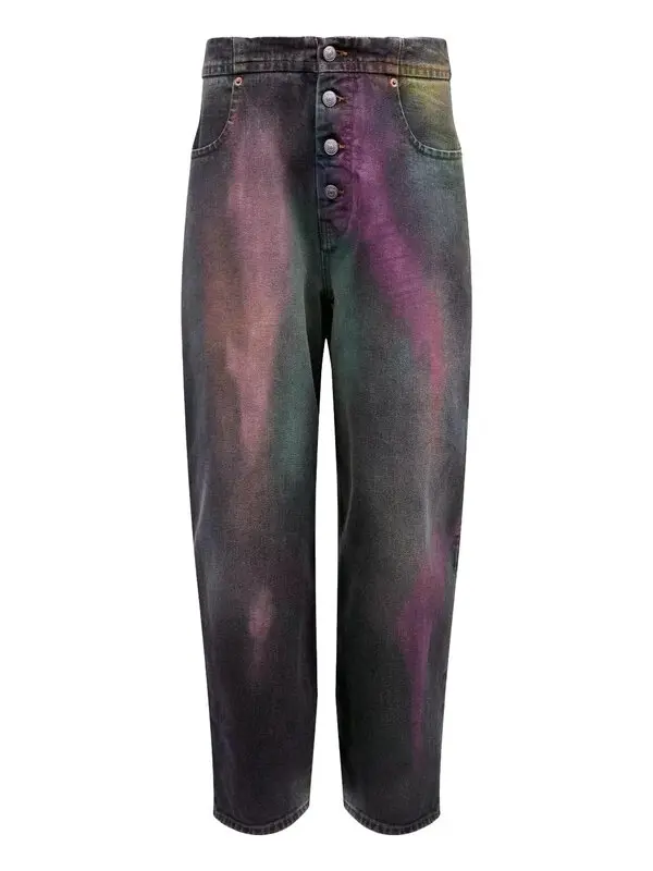 MAISON MARGIELA Bleached-effect Straight-leg Jeans - Blue