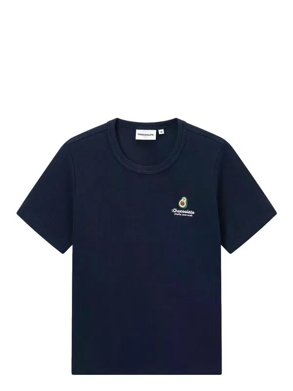 CHOCOOLATE Embroidered Logo T-shirt - Blue