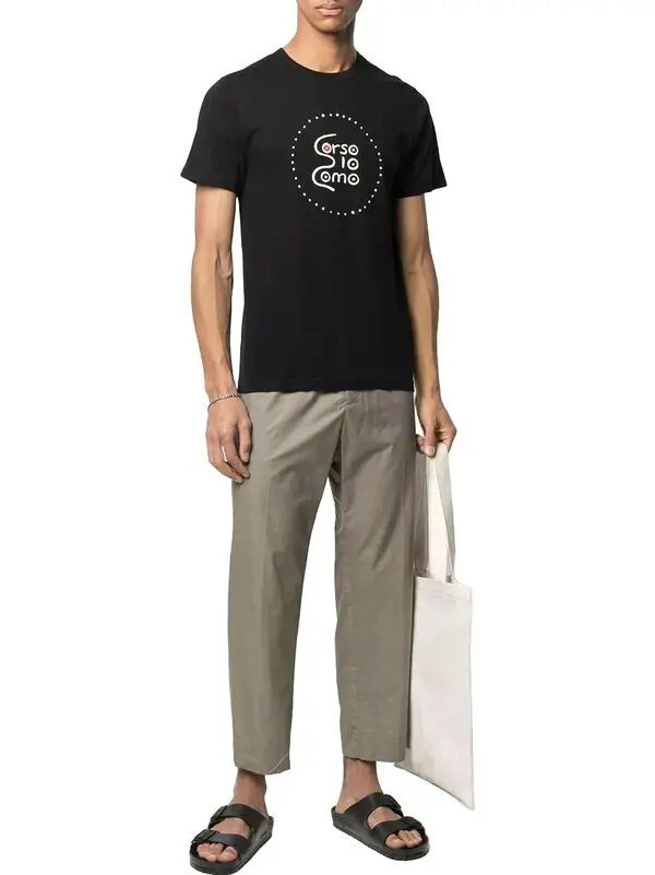 10 CORSO COMO Logo-print Short-sleeved T-shirt - Black