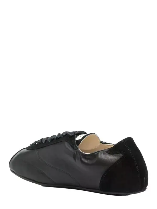 Repetto Silk Tennis Sneakers - Black