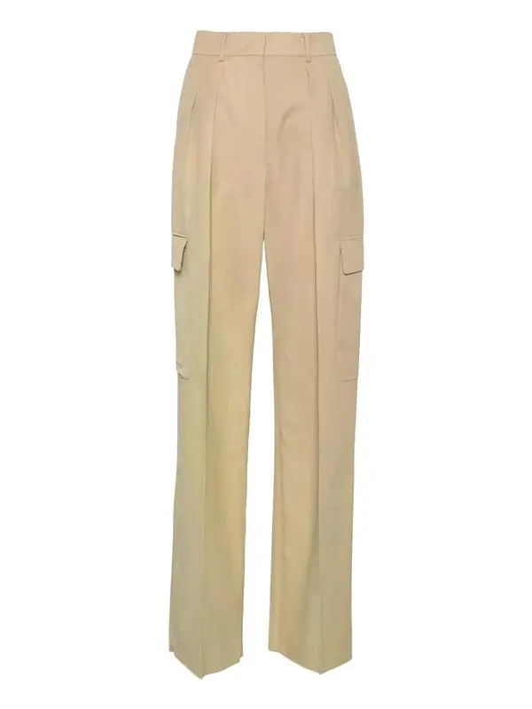 Sportmax Pleat Detail Trousers - Neutrals