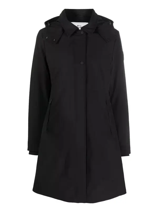 Woolrich Hooded Parka Coat - Black