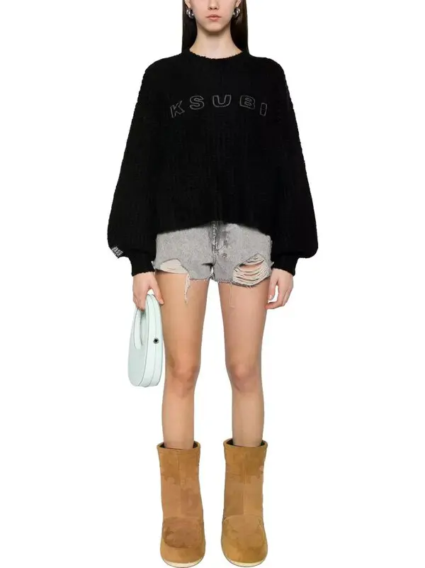 Ksubi The Bookie Knit Sweater - Black
