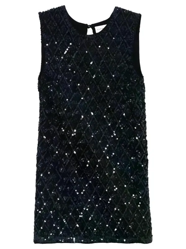 P.a.r.o.s.h Sequined Mini Dress - Blue