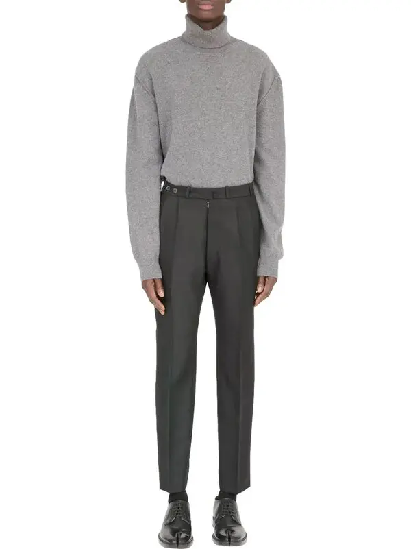 MAISON MARGIELA British Mohair Trousers - Grey