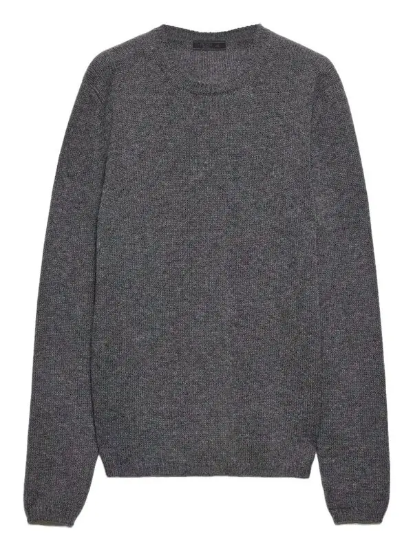 Prada Long Sleeve Cashmere Jumper - Grey