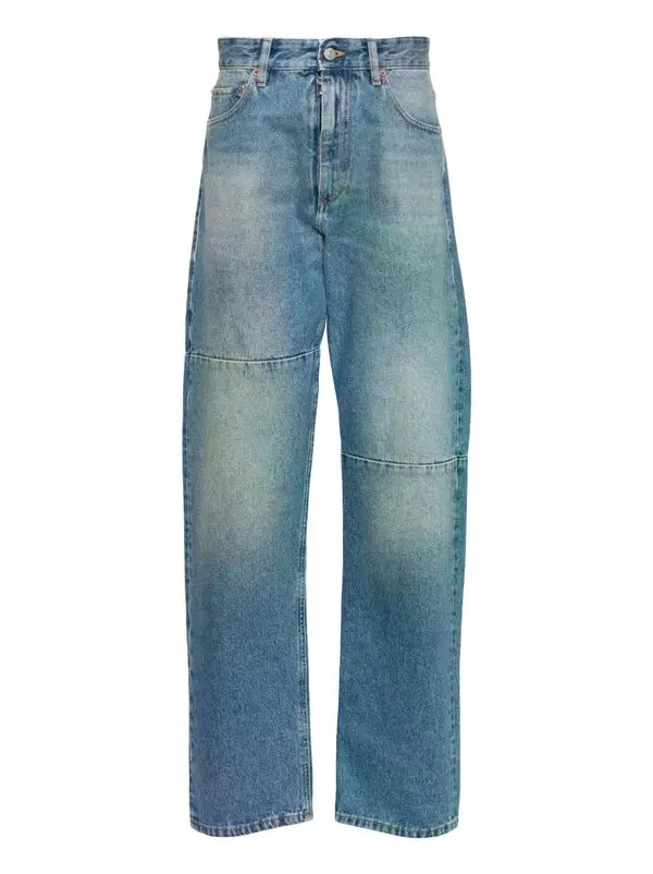 MAISON MARGIELA Logo Patch Jeans - Blue