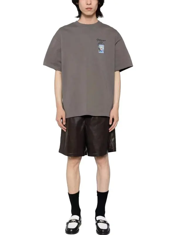 MUSIUM DIV. Graphic-print T-shirt - Grey