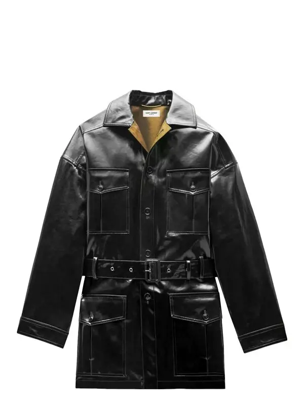 Saint Laurent Saharienne Jacket - Black