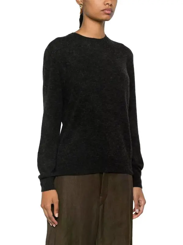 Saint Laurent Crew Neck Sweater - Grey